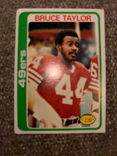 1978 Topps #348 Bruce Taylor San Francisco 49ers | eBay