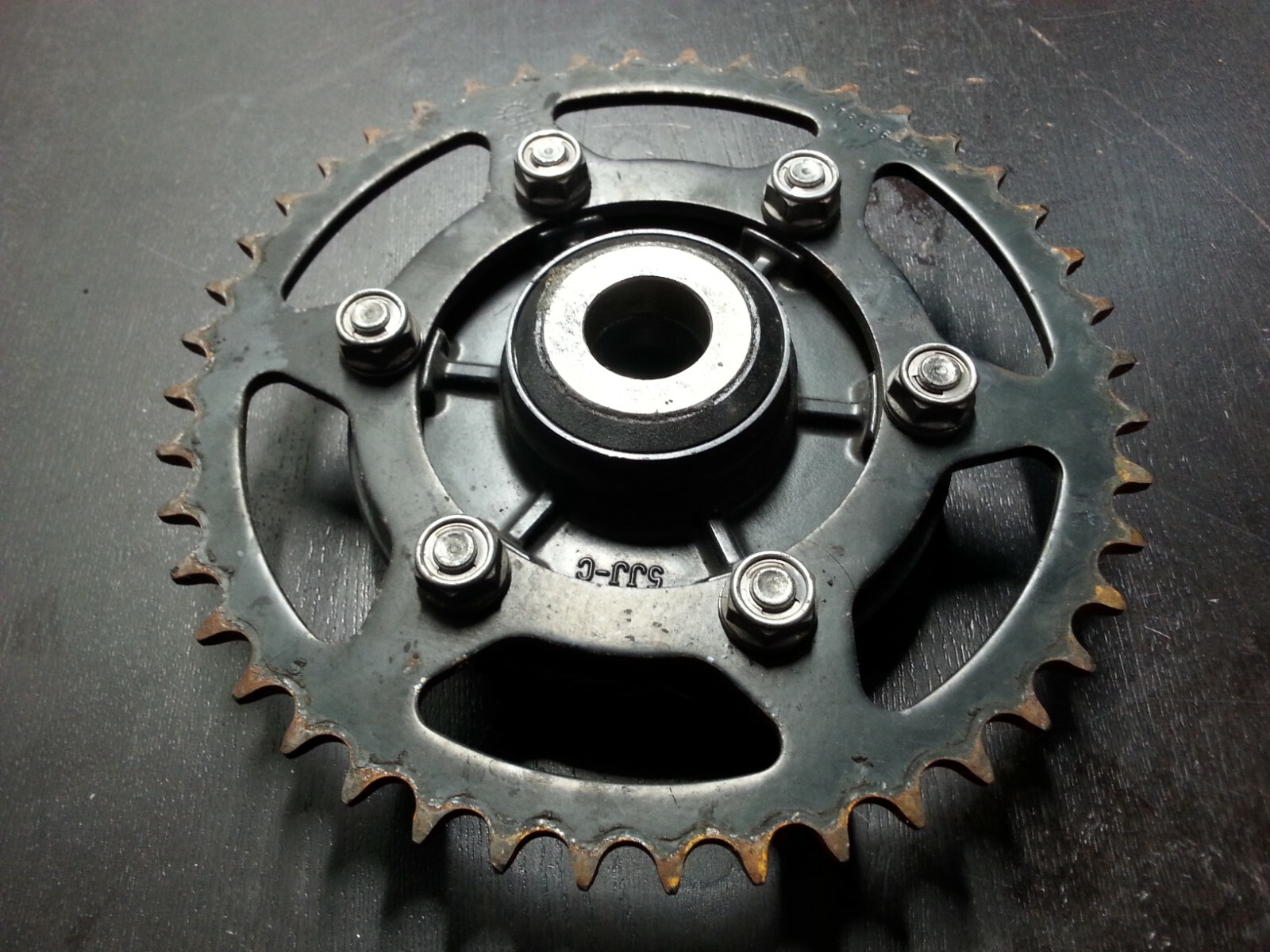 2002 2003 Yamaha R1 | Rear Wheel Hub & Sprocket 44T | Used OEM | eBay
