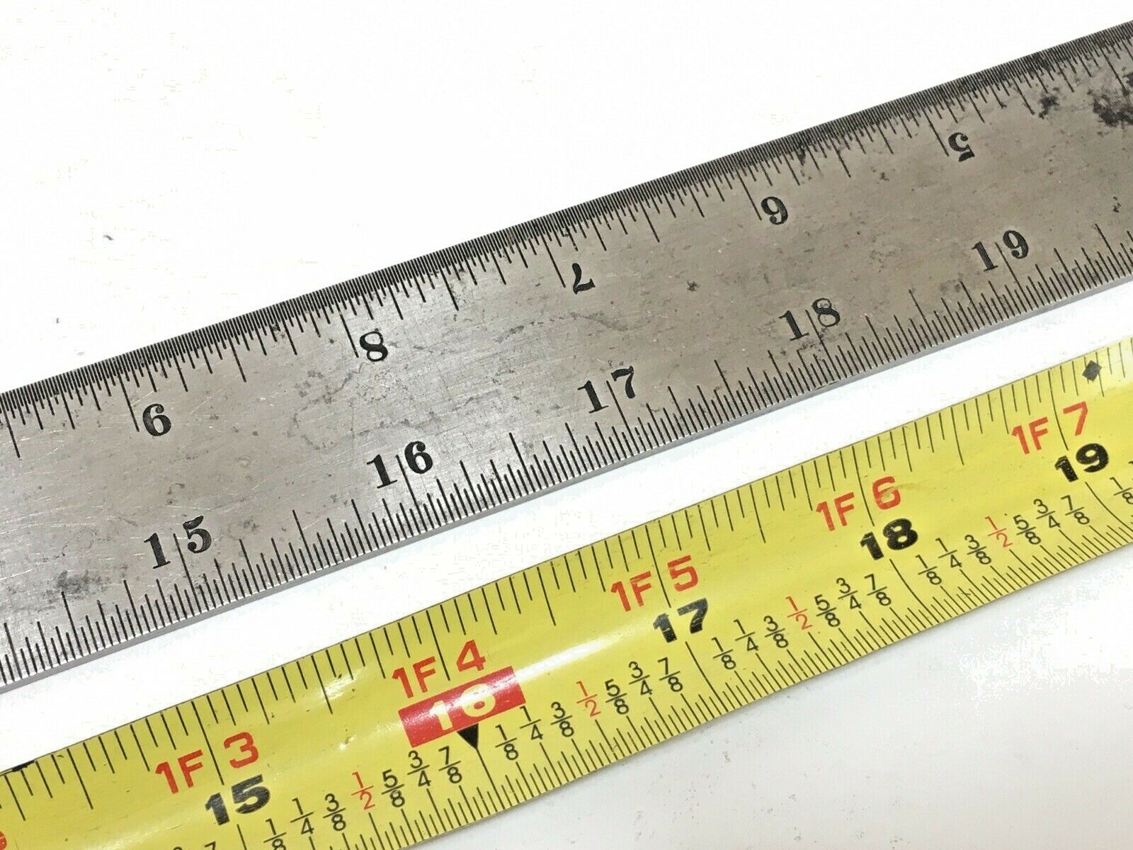 VINTAGE L.S. Starrett No. 410 Tempered 24" Machinists Ruler | eBay