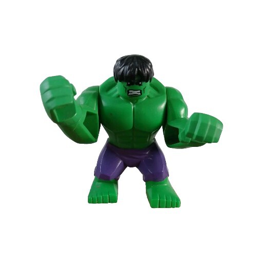 LEGO MARVEL SUPER HEROES HULK (PURPLE PANTS) SH095 BIG MINI FIGURE ...