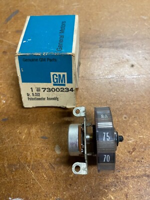 NOS GM OEM 67 CAPRICE & IMPALA TEMPERATURE SETTING DIAL FOR COMFORTRON ...