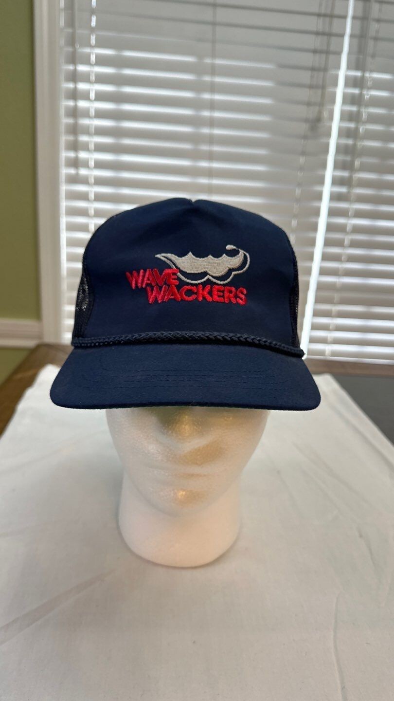 Wave Wacker Fishing Boat Hat Fish Cap Vintage Rope Hat Outdoors Bass ...