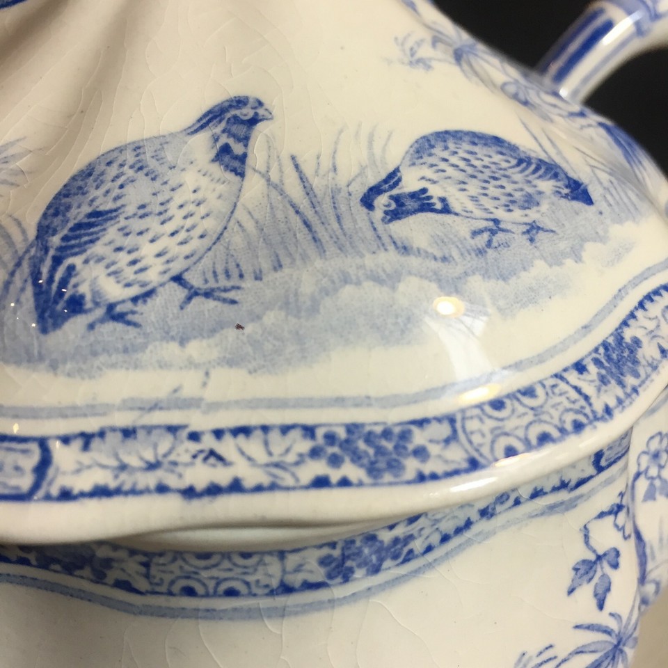 Furnivals Quail Blue England Dishes Various Items Dinnerware & Serving ...