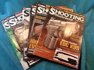 SHOOTING ILLUSTRATED NRA Magazine Lot of 6 Mixed Years (1) 2020 (5 ...