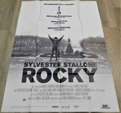 Rocky French Movie Poster 47"63 Rerelease 2021 Sylvester Stallone | eBay