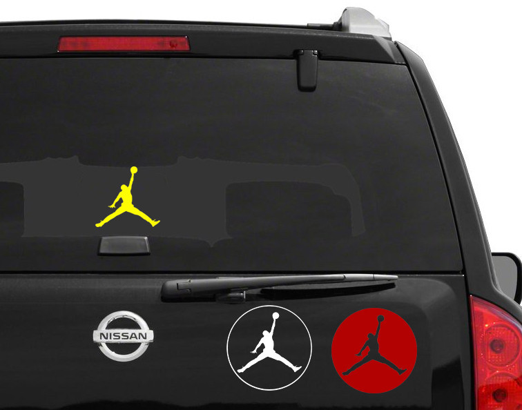 Michael Jordan Vinyl Decal Sticker Basketball MJ NBA Jumpman Car Window ...