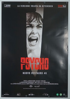 Psycho - original movie poster 27x40 INTL IT one-sheet - Re-release 4K ...