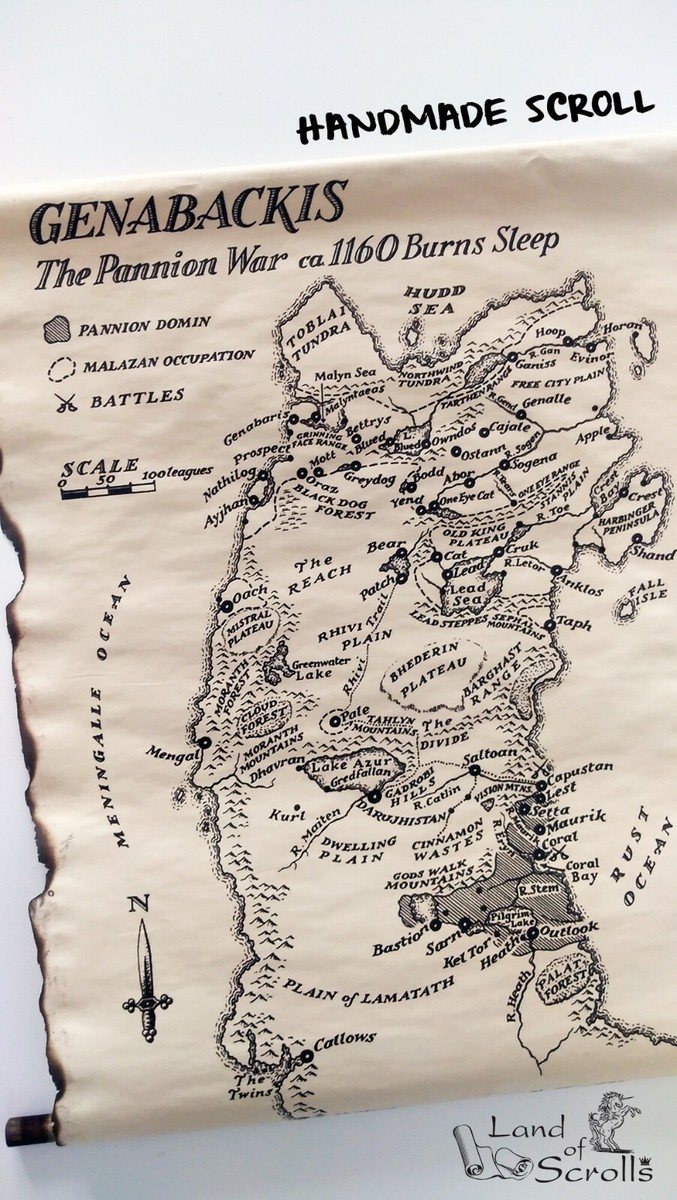 Malazan Book Of The Fallen Map