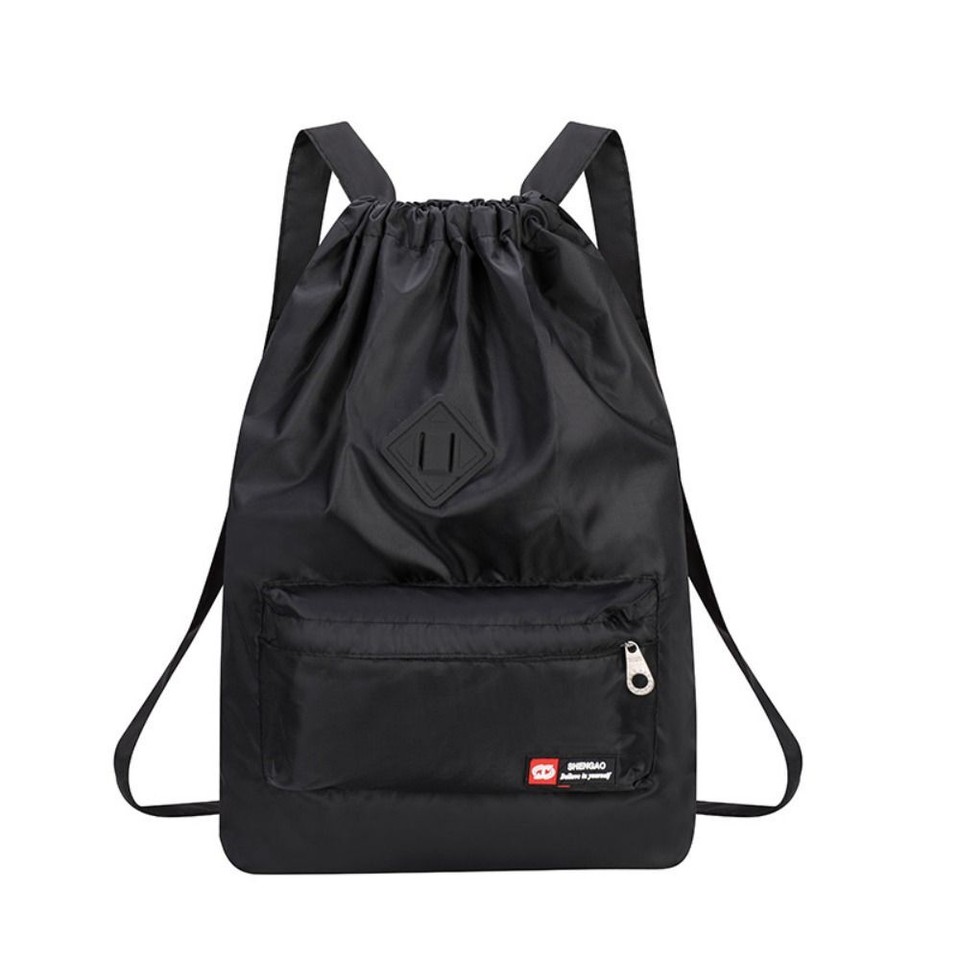 5 Colors Drawstring Backpack Nylon School Student Backpack Computer Bag ...