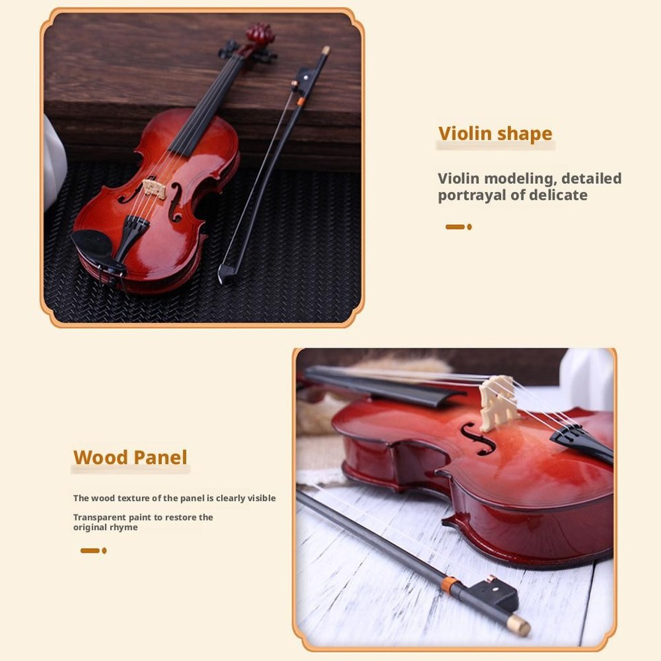 Playable Tiny Violin Figurines,The Worlds Smallest Miniature Musical Instruments | eBay