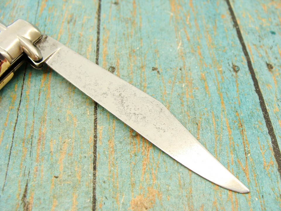 BIG VINTAGE COLONIAL PROV USA STAGLON FOLDING FISHTAIL JACK POCKET ...