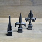 5/8" Cast Iron Spear, Finial, Spire, Ornamental Fence Topper Wrought ...