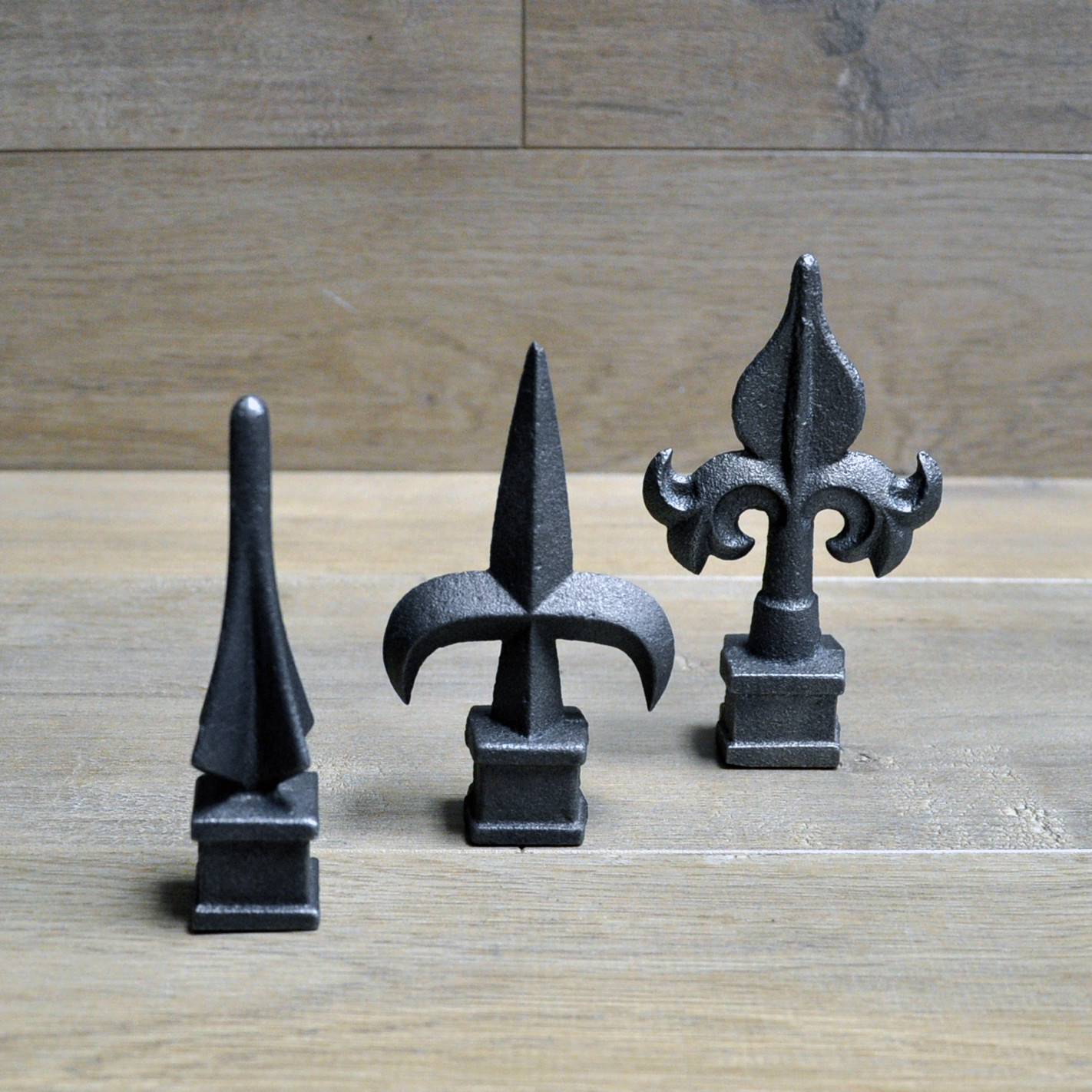 5/8" Cast Iron Spear Finial Spire Ornamental Fence Topper Wrought Iron ...