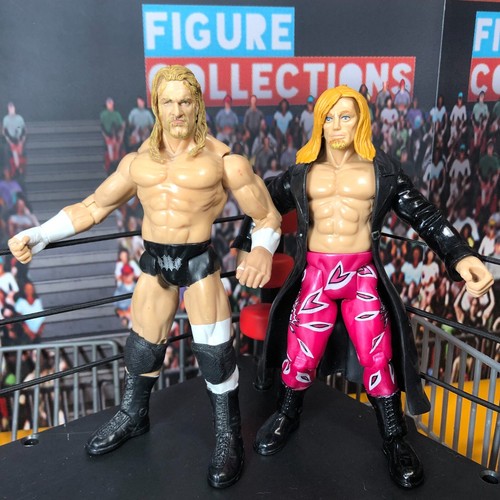 WWE Wrestling Jakks USED Figures Lot Titan Tron Live TTL Triple H Edge ...