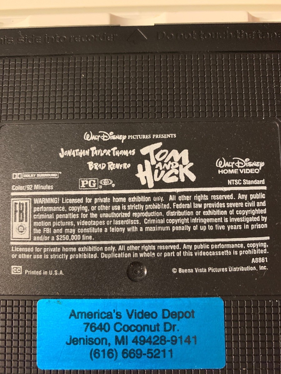Tom Und Huck Vhs
