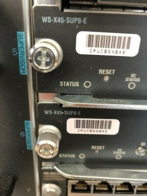 Lot 2 Cisco WS-X45-SUP8-E - 4500 Series Supervisor Engine - Matching ...