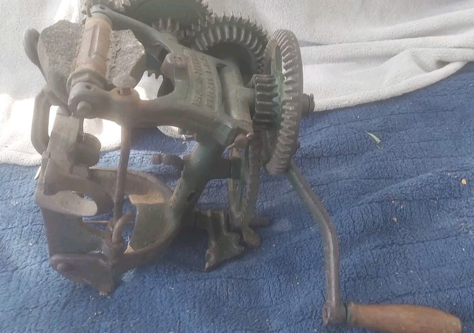 Antique McCormick Deering Sickle Bar Blade Sharpener Sharpening Grinder ...