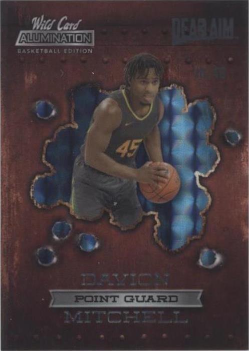2021-22 Wild Card Alumination - Dead Aim Davion Mitchell #ADA-4 Silver ...