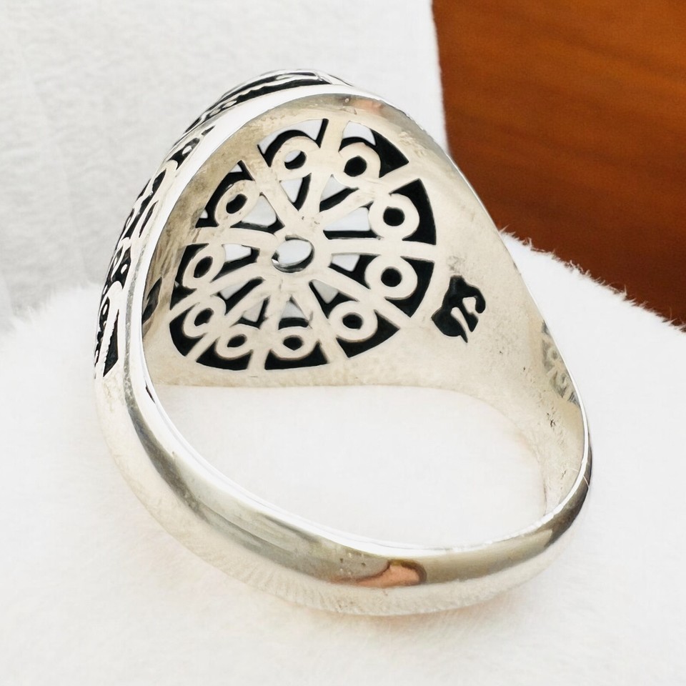 Islamic Shia Ring Ahlulbayt Ahl-ul-Bait solid 925 Sterling dore najaf ...