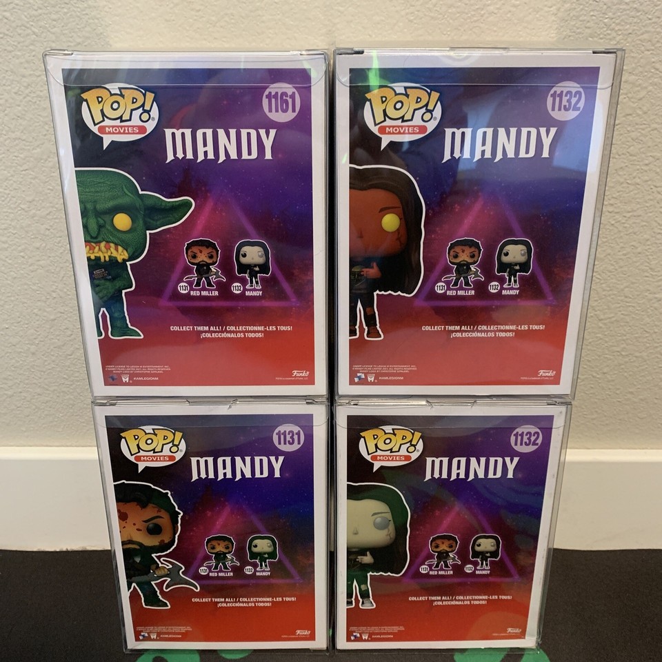Funko Pop! Mandy #1132 Red Miller #1131 Mandy CHASE #1132 Cheddar ...