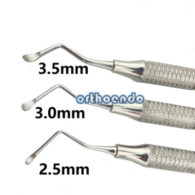 Periodonttal Dental Lucas Surgical Bone Curettes Serrated Spoon ...