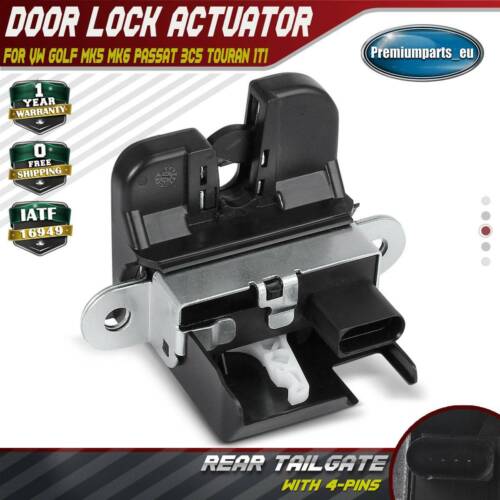 Tailgate Boot Trunk Door Lock Actuator for VW GOLF MK5 MK6 Passat 3C5 ...