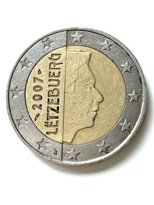 2 Euro Münze (F) / Letzebuerg 2007 / Luxembourg mit "F" | eBay