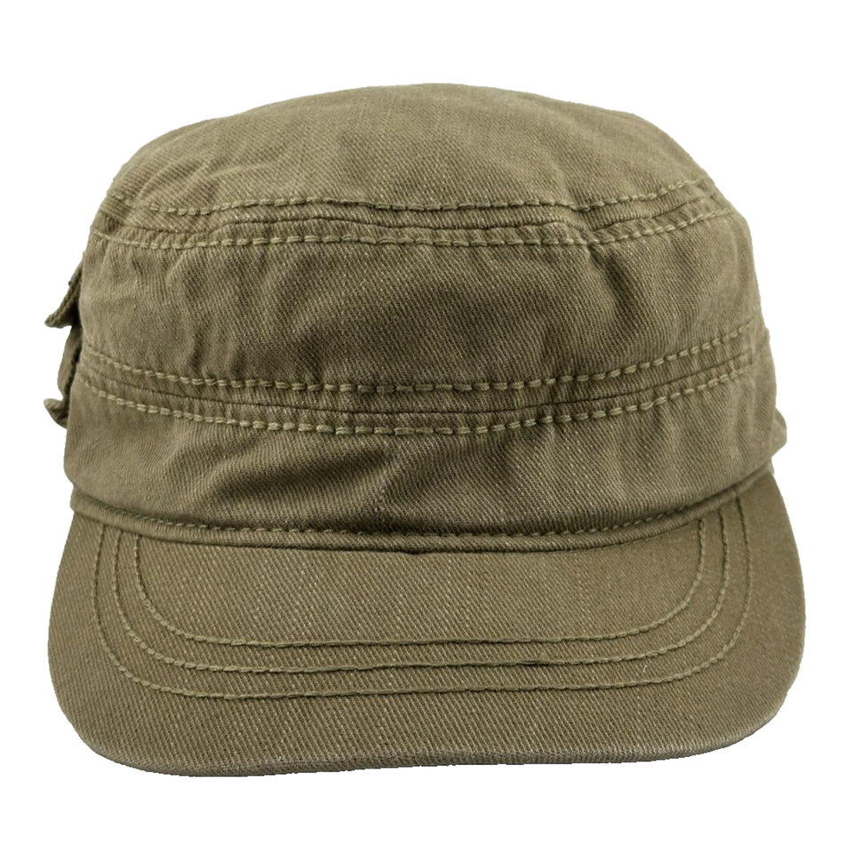 Adult ARMY CAP Green - Snap pocket OSFM - Adjustable | eBay