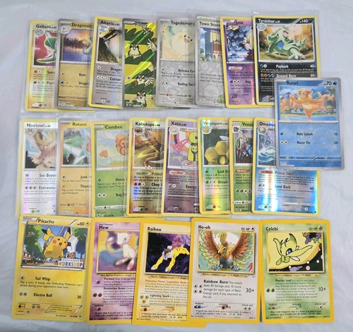 Pokemon Card TCG Bundle Reverse Holo And Legendary Rares 22 Cards Used ...