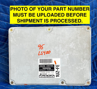 📛1995-1996 Lexus LS400 Engine Computer Control Unit 89661-50231 ECU ECM ...