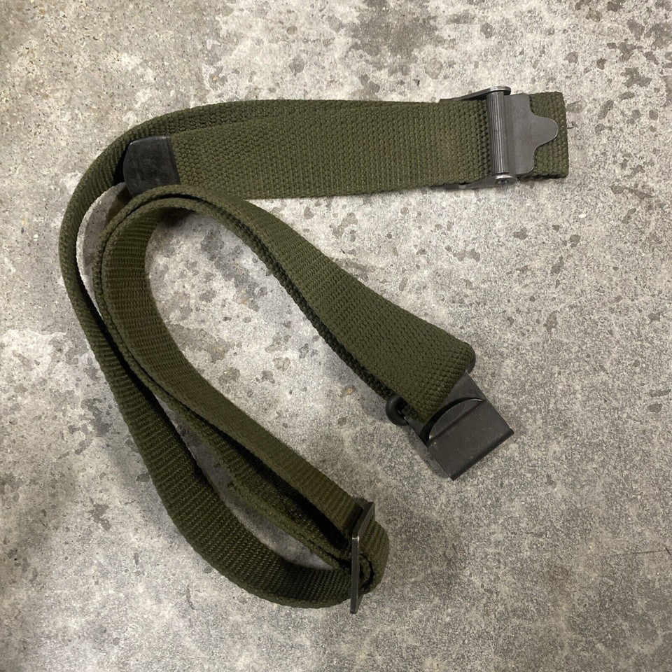 Complete USGI Military Issue Rifle Sling- USMC OD Green Parade Rifle ...