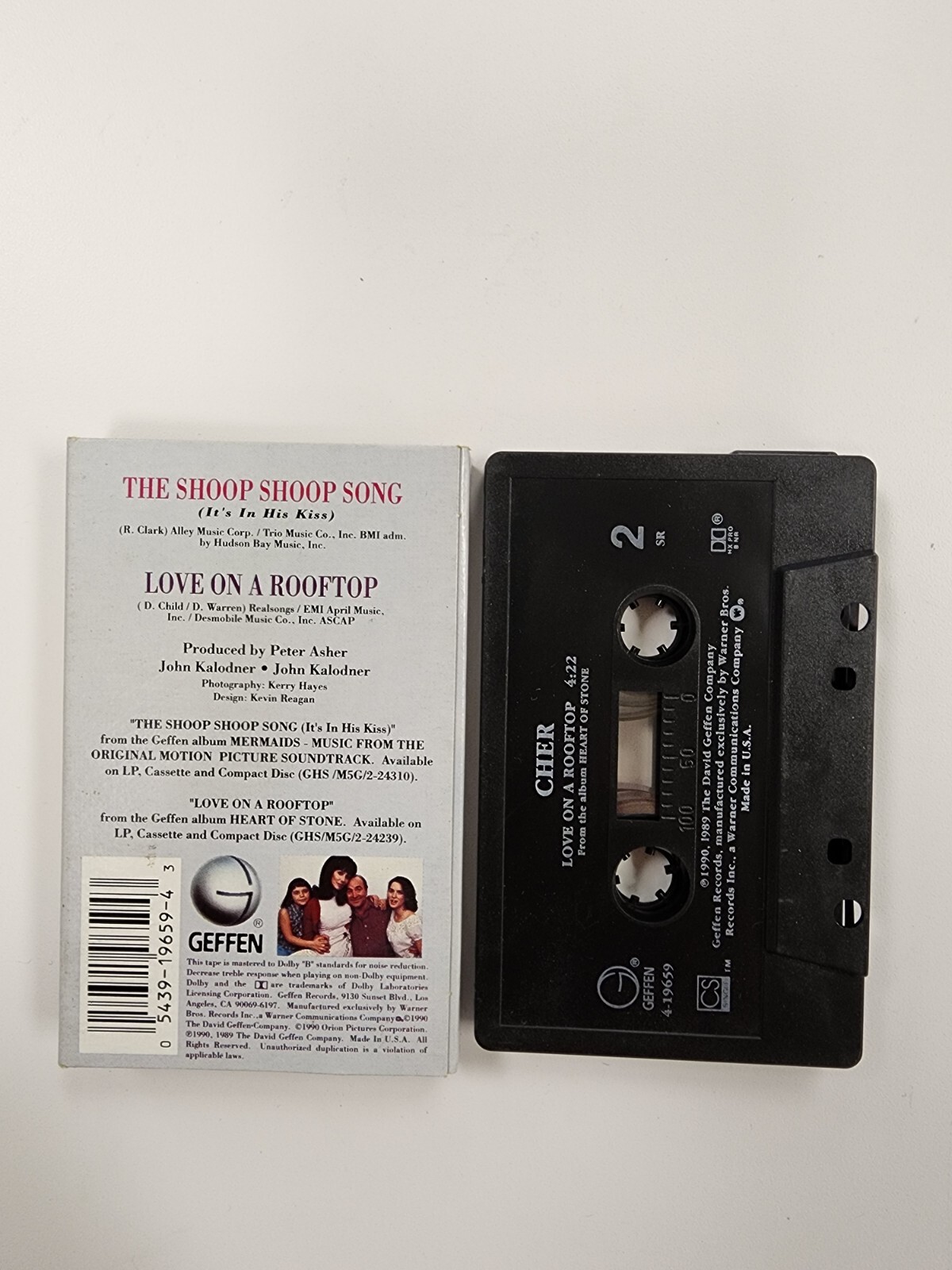 Cher, The Shoop Shoop Song (Cassette Single, 1990, Geffen) | eBay