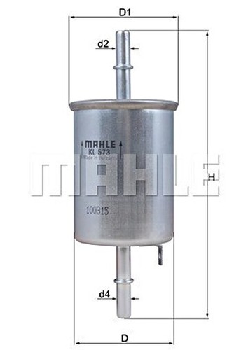MAHLE Fuel Filter For DAEWOO CHEVROLET Evanda Lacetti Lanos Leganza ...