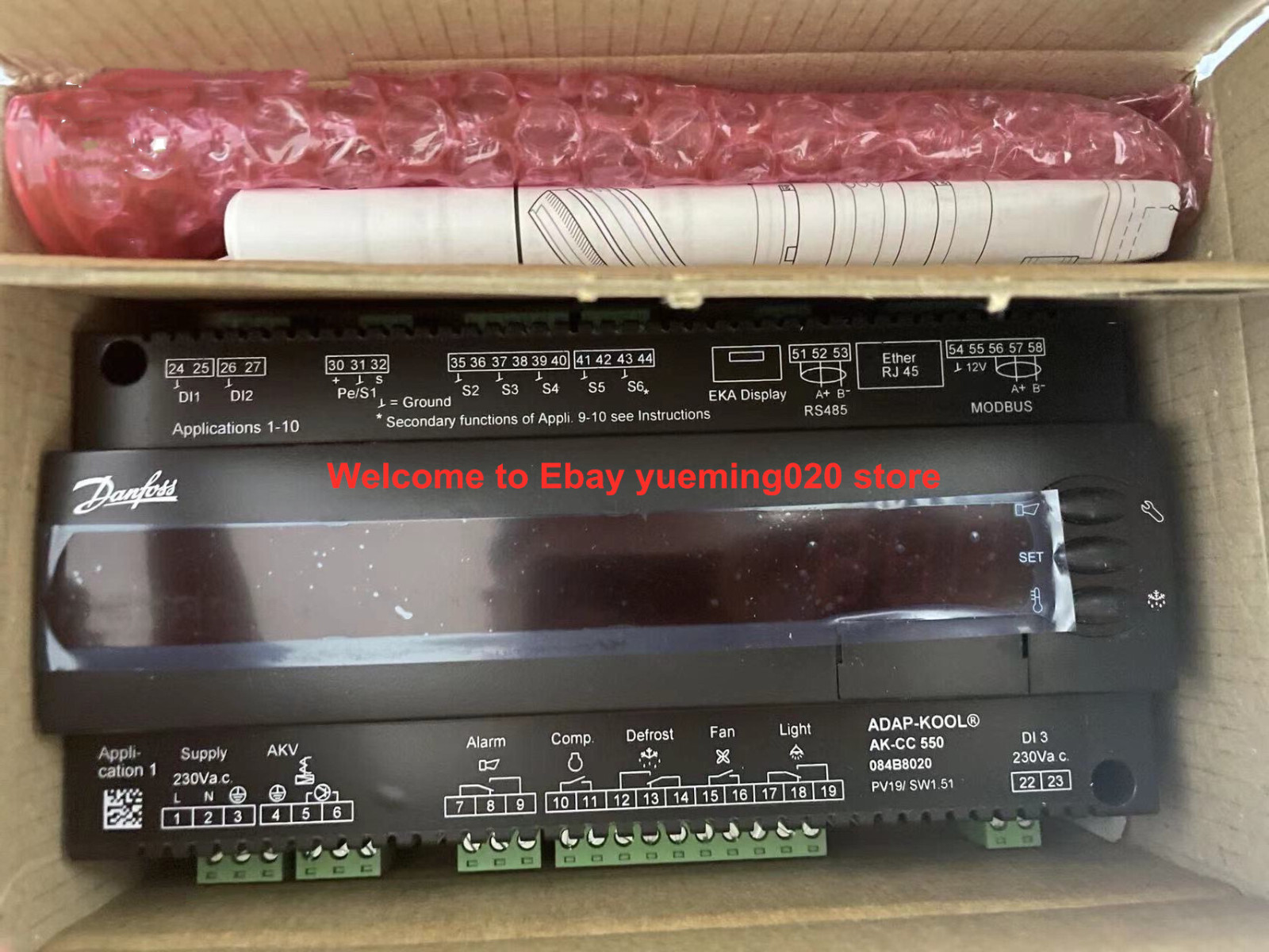 Ship Dhl Danfoss ADAP-KOOL AK-CC550 AK-CC 550 084B8020 Case controller ...