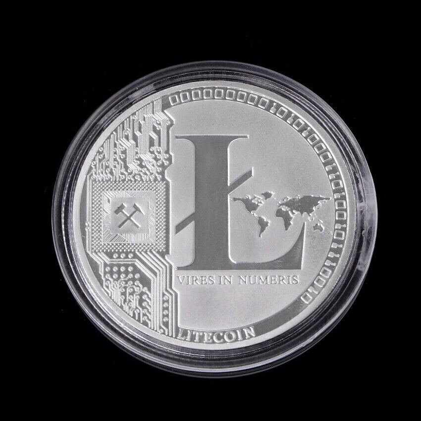 Litecoin Commemorative Coin Cryptocurrency Collector Currency LTC ...