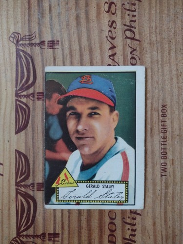 1952 Topps 79 Gerald Staley St. Louis Cardinals Red Back NO CREASES | eBay