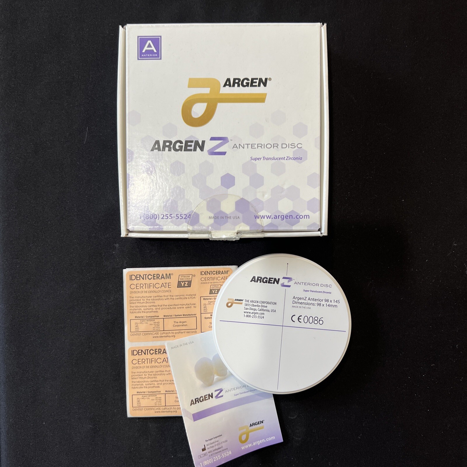 Argen Z Anterior Disk | eBay