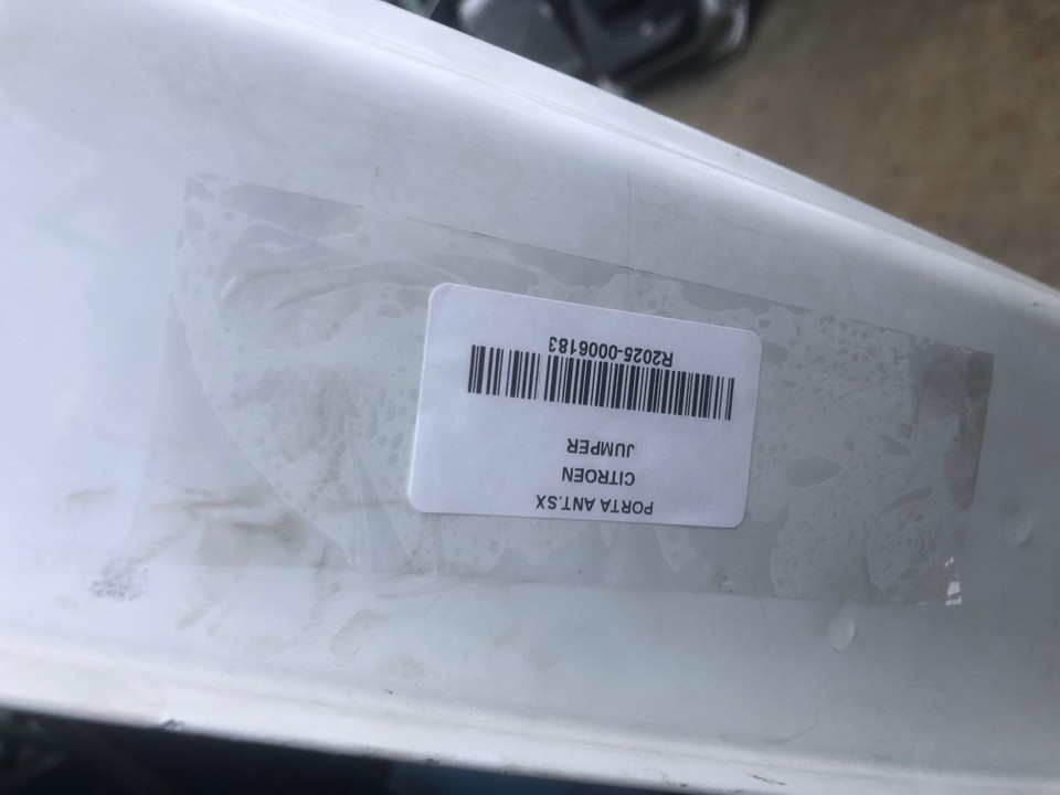 PORTE AVANT GAUCHE POUR FOURGON CITROEN Jumper Série 3 1680730480 4HU ...