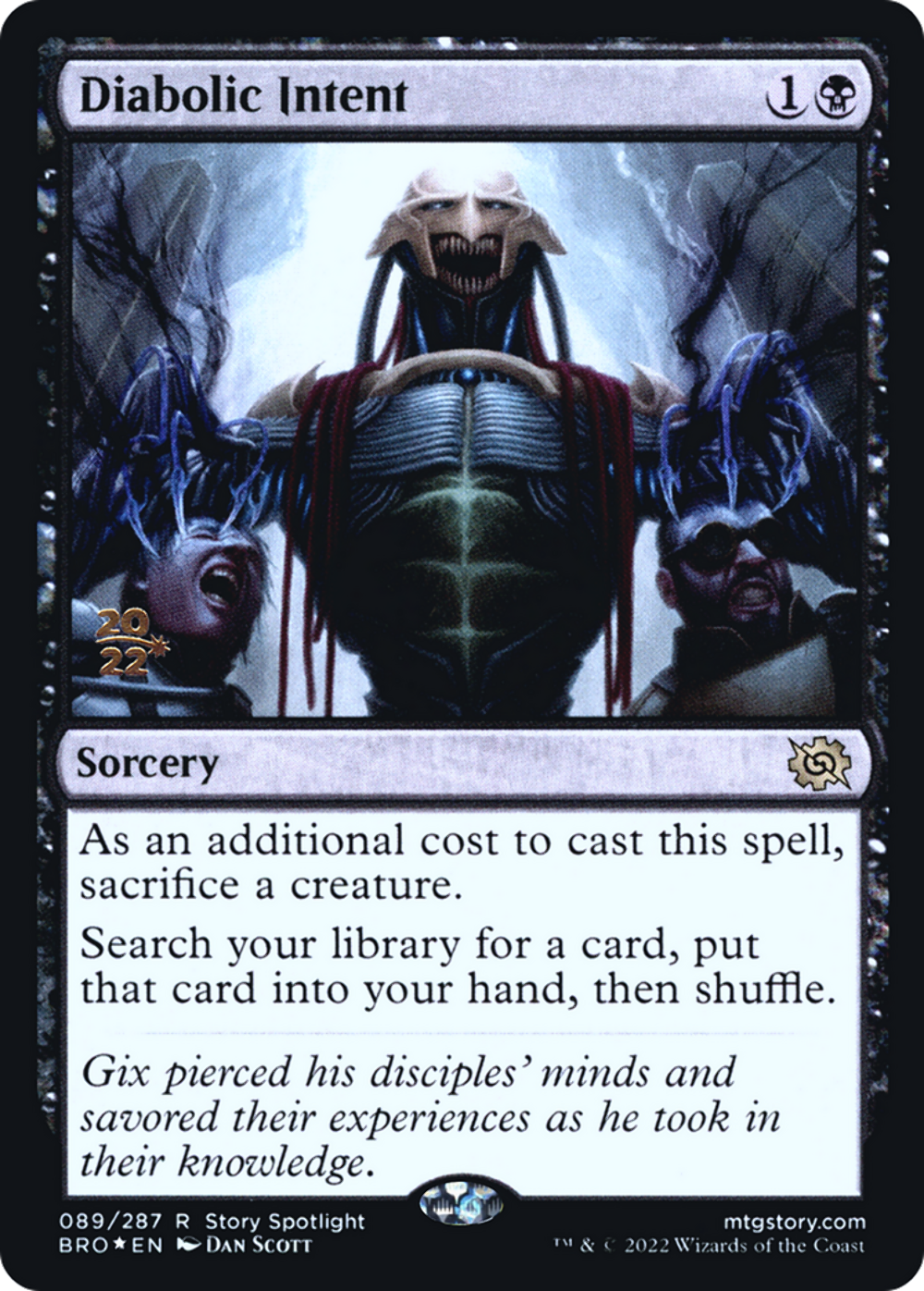 MAGIC: THE GATHERING - Diabolic Intent (PRE-089) - The Brothers' War ...