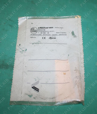 IFM, IE5318, IEK3002BBPKG/US-104-DPS, Efector Inductive Proximity ...