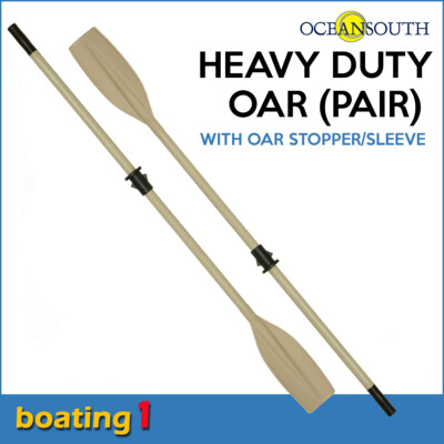 Oceansouth Boat Oar with Oar Stopper/Sleeve Heavy Duty, Aluminium ...