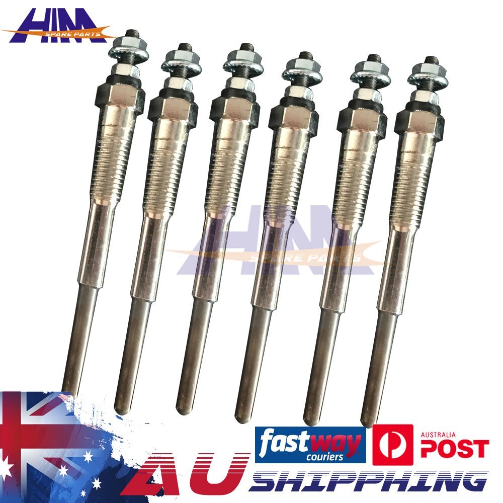 6PCS SET OF GLOW PLUGS FOR TOYOTA LANDCRUISER HZJ80R HZJ75 HZJ70 4.2L ...