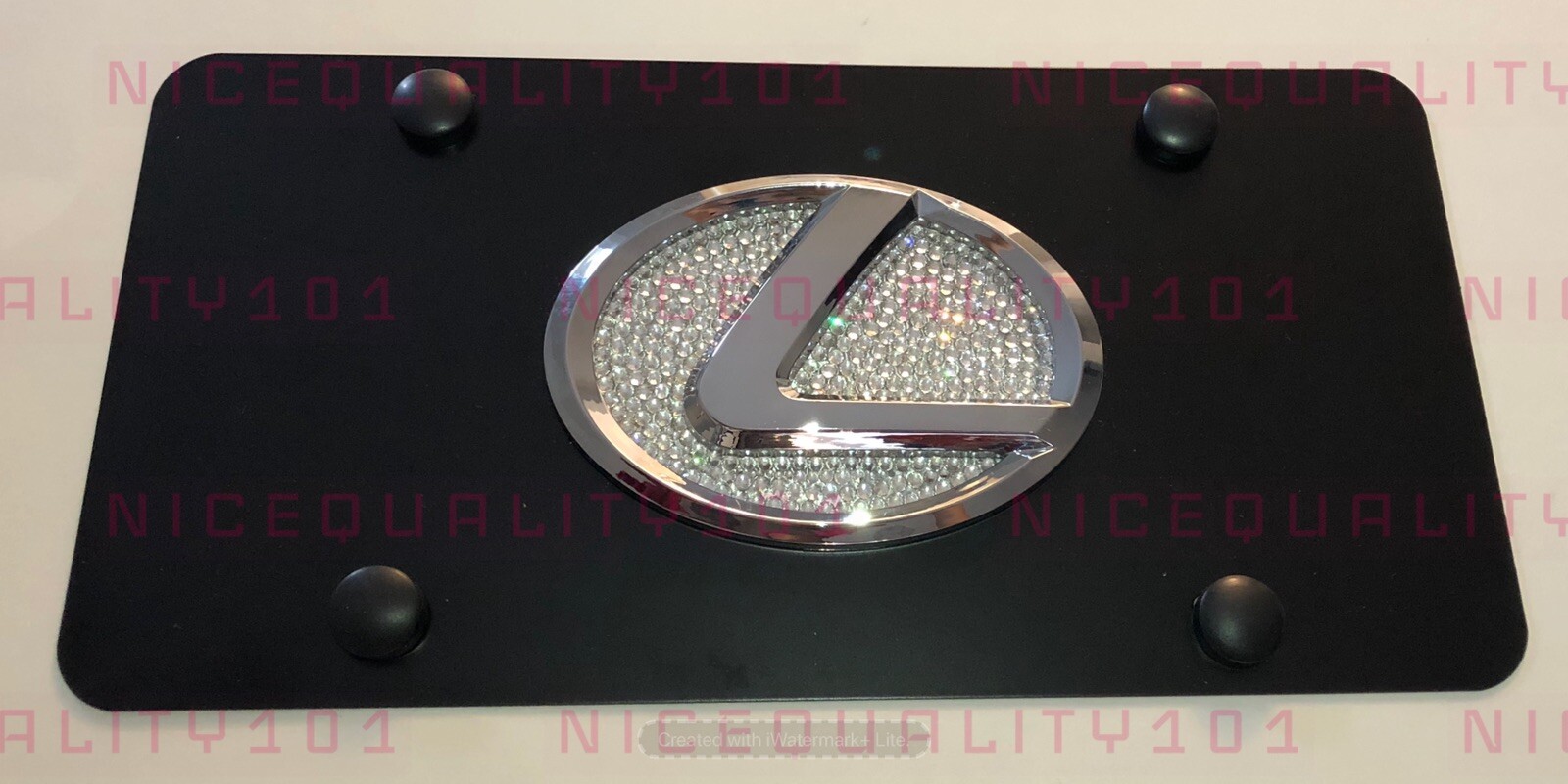 Lexus Bling Front Vanity Plate Frame Holder Made With Swarovski ...