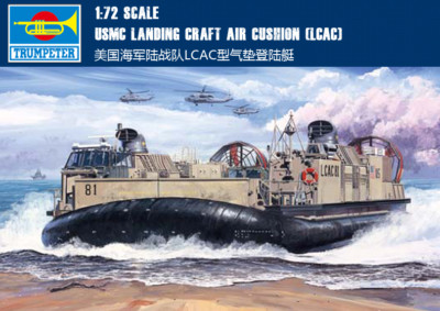 USMC LANDING CRAFT AIR CUSHION LCAC 1/72 Landing craft Trumpeter model ...