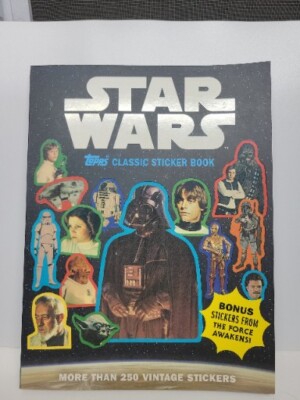 STAR WARS TOPPS CLASSIC STICKER BOOK & POSTERS By The Topps Company ...