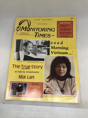 Monitoring Times Magazine April 1988 Robin Williams | eBay