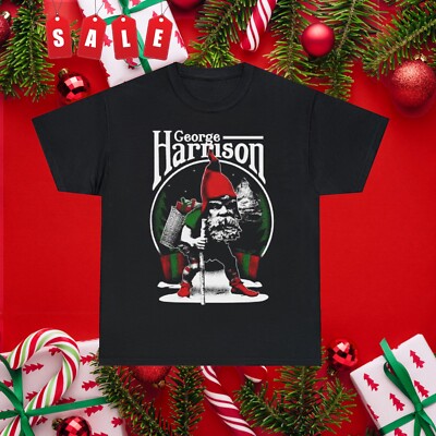 George Harrison christmas design Gift For Fans Unisex All Size Shirt ...