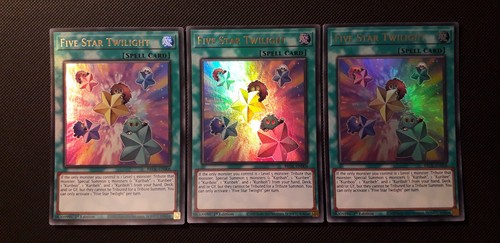 Yu-Gi-Oh! 3x Five Star Twilight, BROL-EN006, Ultra Rare, 1. Ed ...