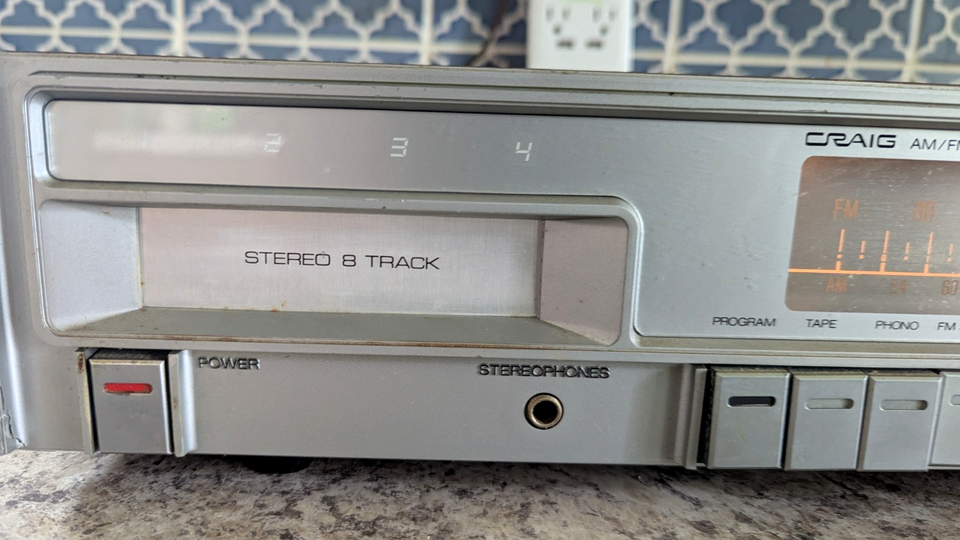 CRAIG H300 AM/FM Stereo 8-Track Receiver - Vintage - Untested- As Is ...