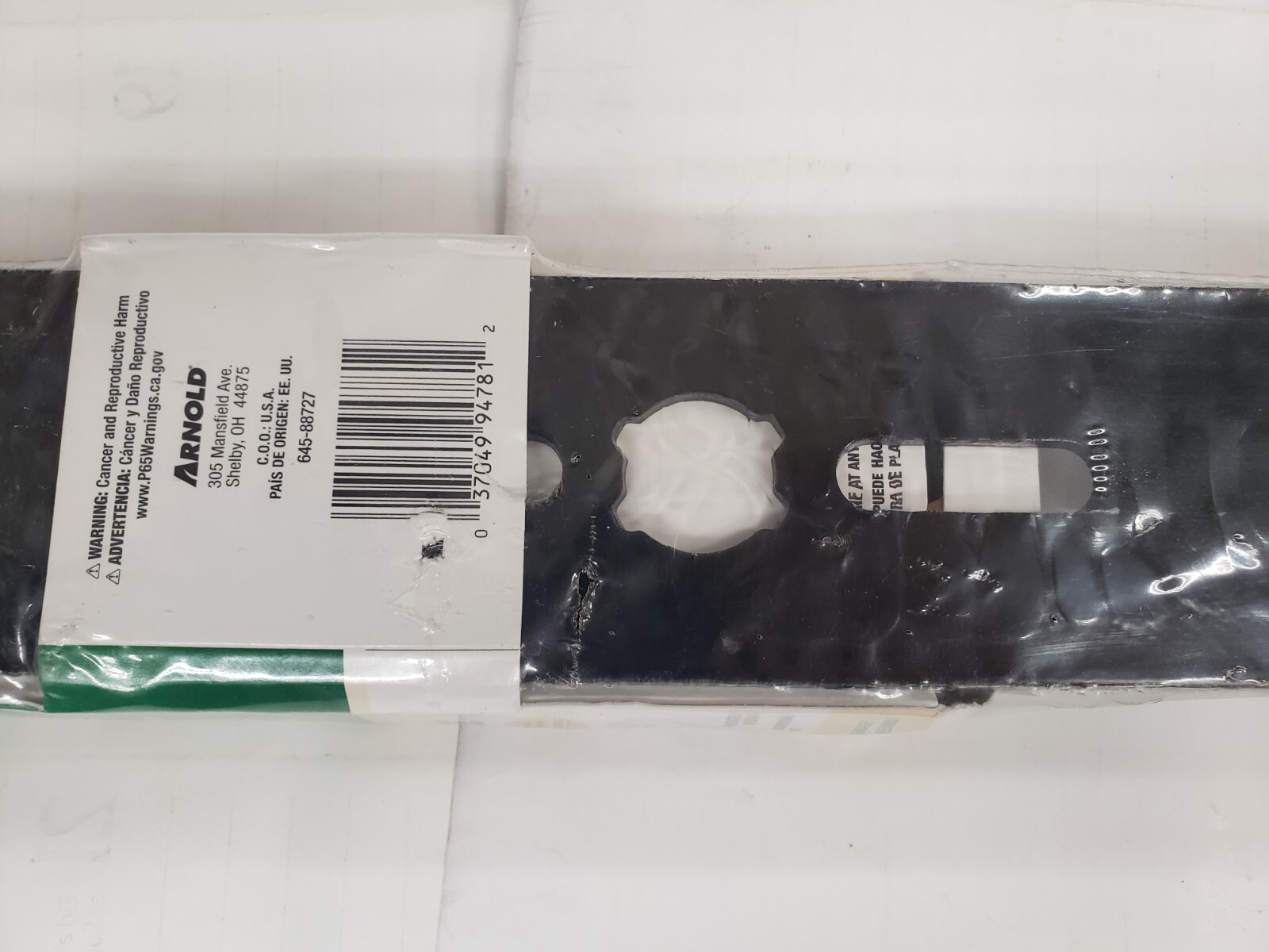 Qty/1 21" Arnold 490-100-0083 Power Rake Blade 21"/22"/23" Walk Behind ...